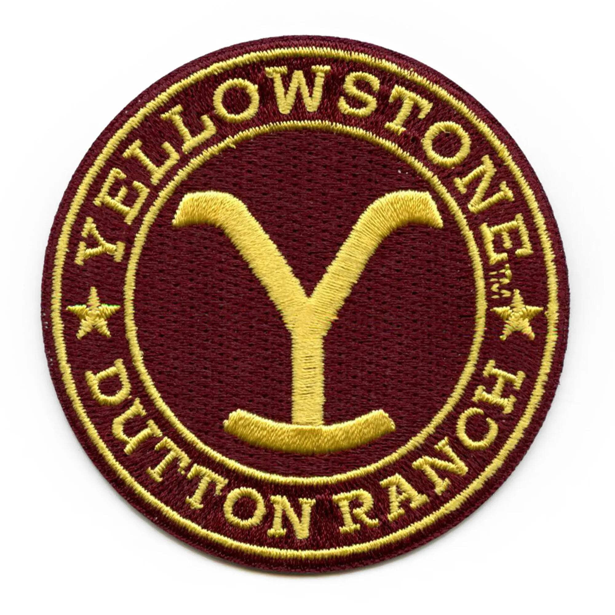 Yellowstone Dutton Ranch Patch Western Montana Mountains Embroidered ...