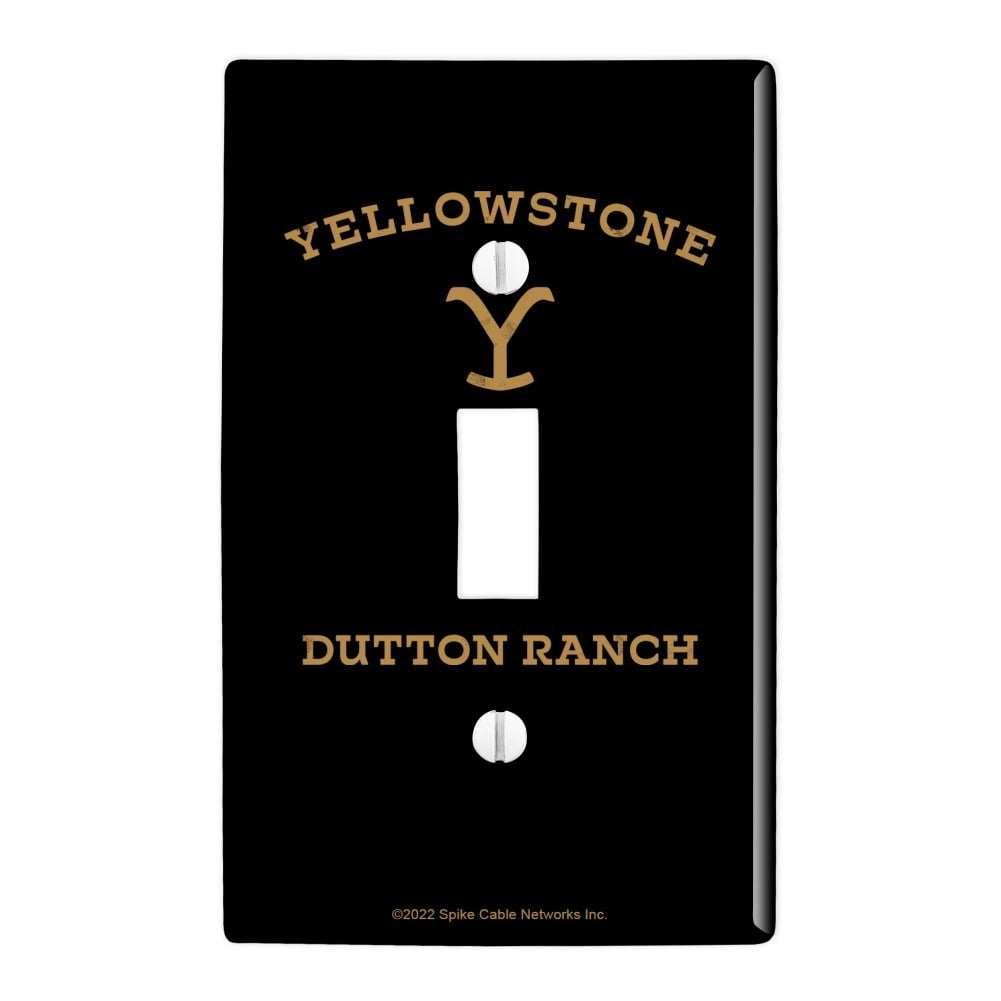 Yellowstone Dutton Ranch Plastic Wall Decor Toggle Light Switch Plate ...