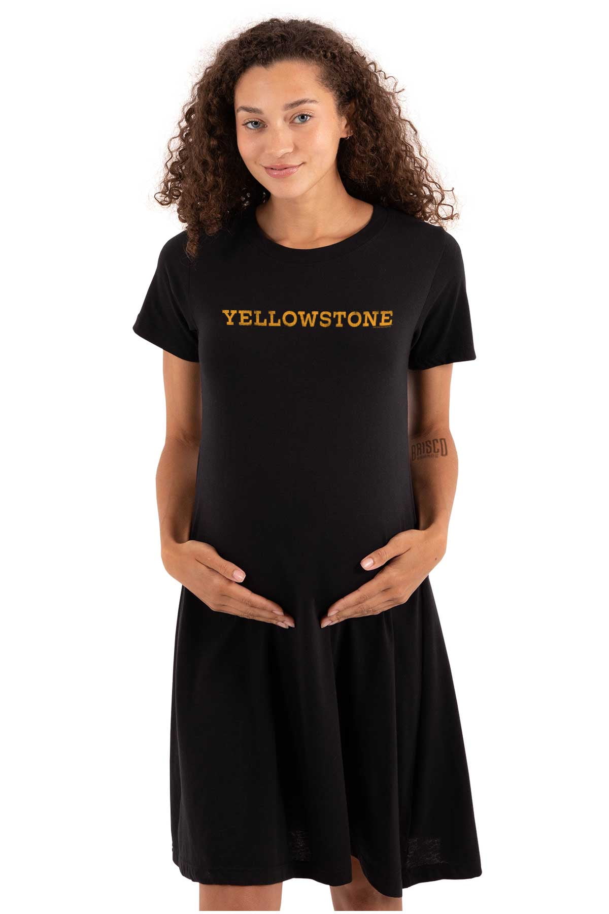 Yellowstone Dutton Ranch TV Show Logo Women's Maternity Dress Brisco ...