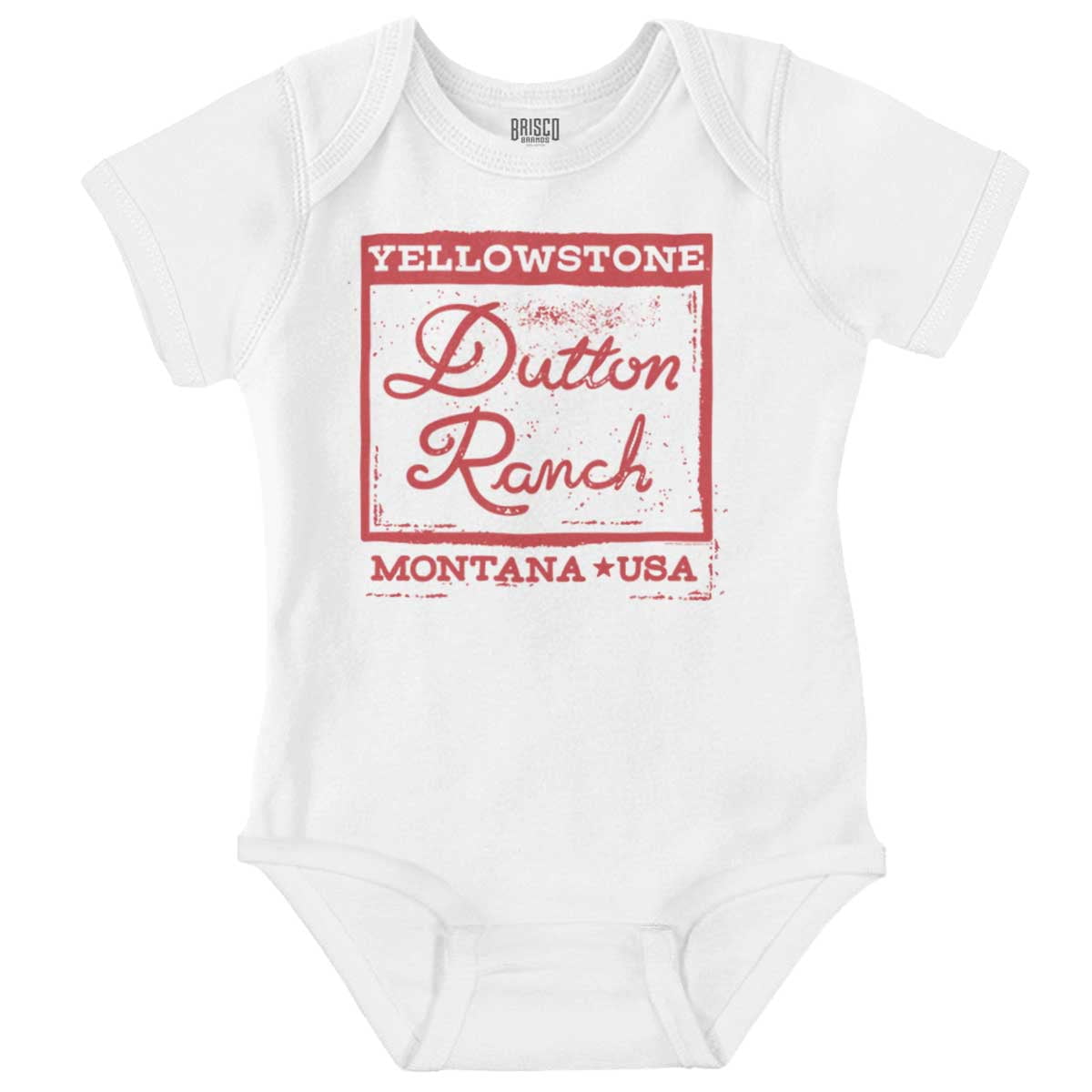 Yellowstone Dutton Ranch USA Stamp Romper Boys or Girls Infant Baby ...