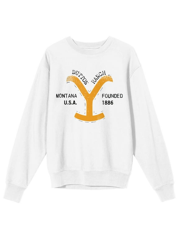 Yellowstone Dutton Ranch Est. 1886 Long Sleeve Black Adult Hooded ...