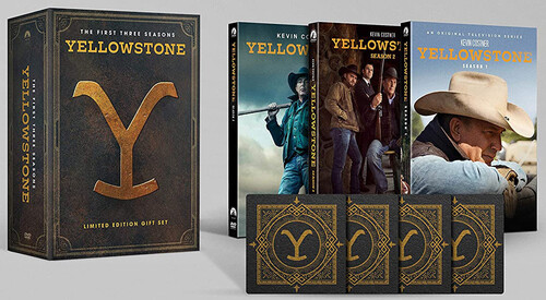 Yellowstone: First Three Seasons DVD + Large Tee (Walmart Exclusive ...