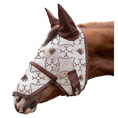Yellowstone Fly Mask Ears Nose Large - Walmart.com
