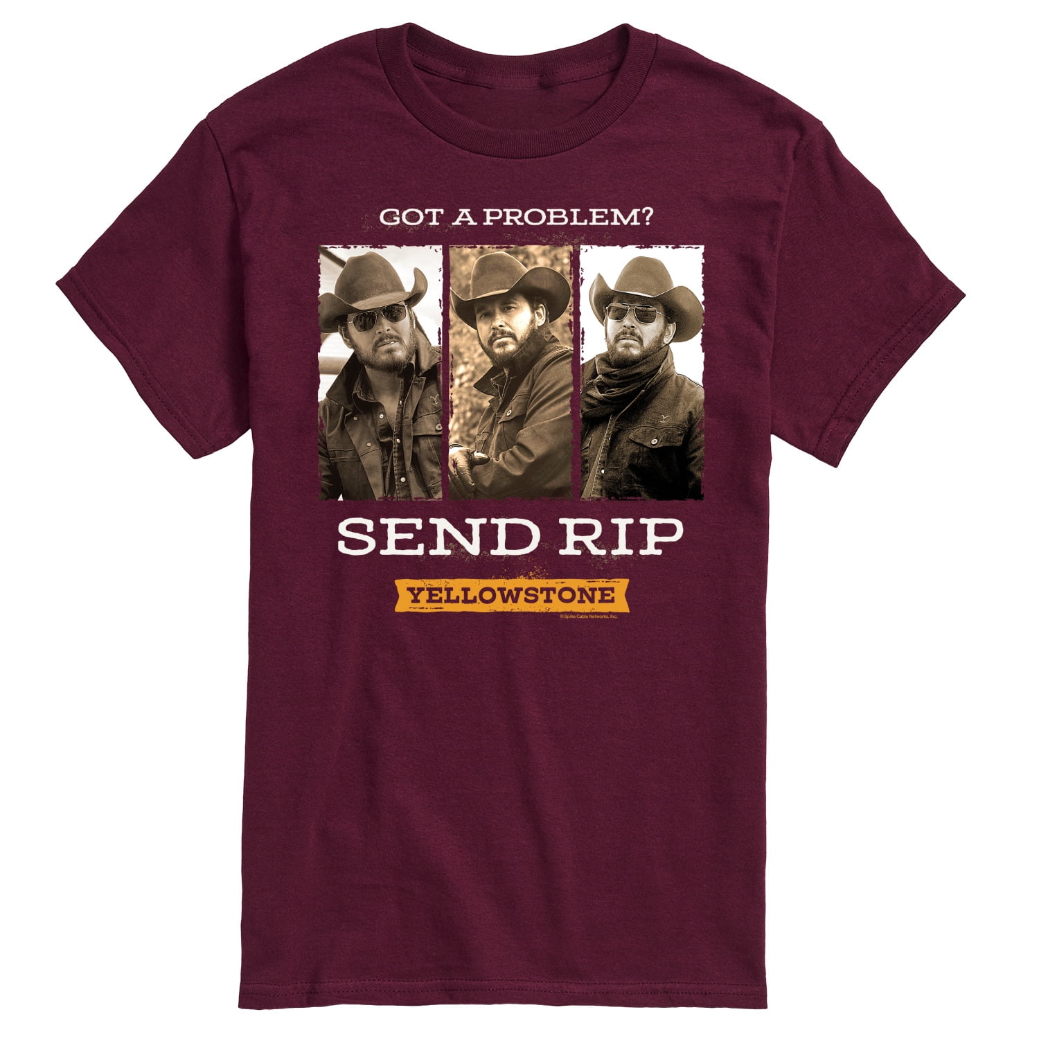 Yellowstone - Got A Problem Send Rip - Men's Short Sleeve Graphic T ...