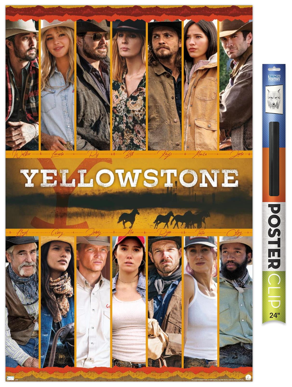 Yellowstone - Group Wall Poster, 22.375" x 34" - Walmart.com