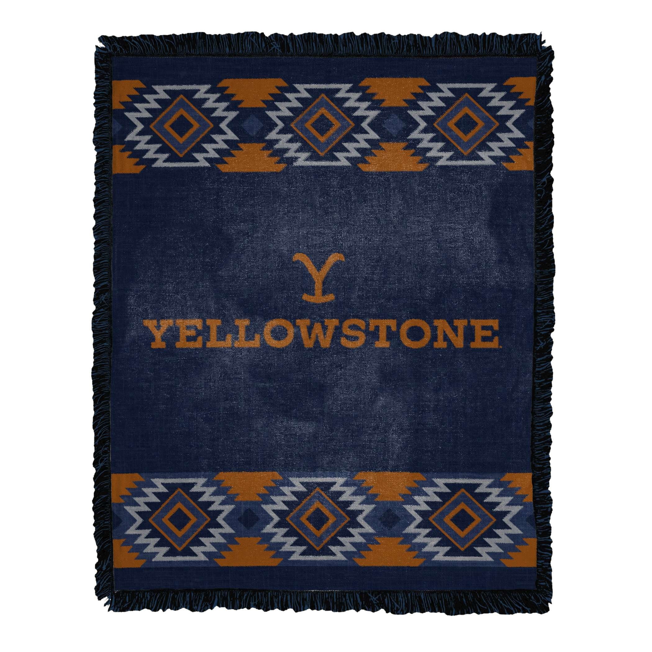 Yellowstone Hamilton Stripe Paramount Jacquard Throw Blanket, 46 x 60 ...