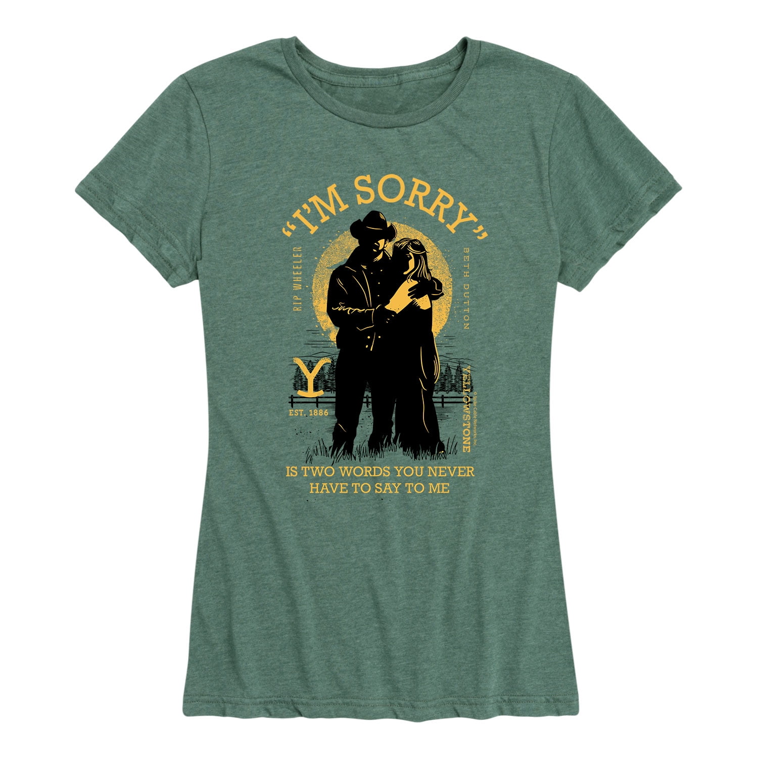 Yellowstone - I'm Sorry - Women's Short Sleeve Graphic T-Shirt ...