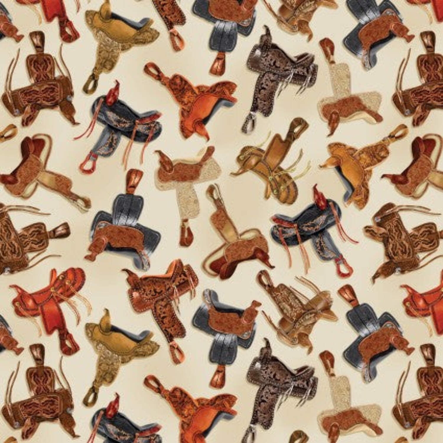 Yellowstone In The Saddle Cotton Fabric - Walmart.com