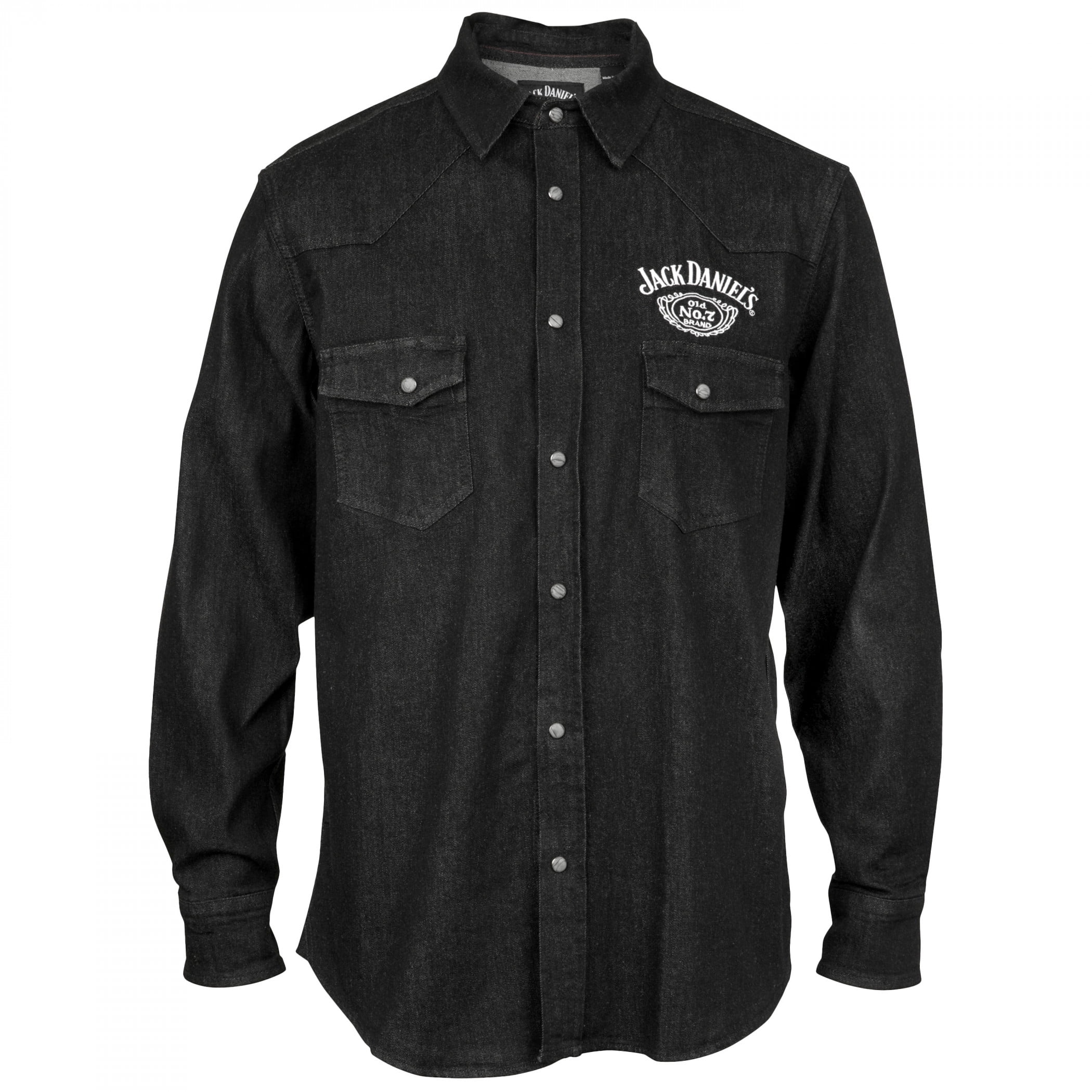 Yellowstone 864150-xlarge Jack Daniels Denim Western Snap Buttons Shirt ...
