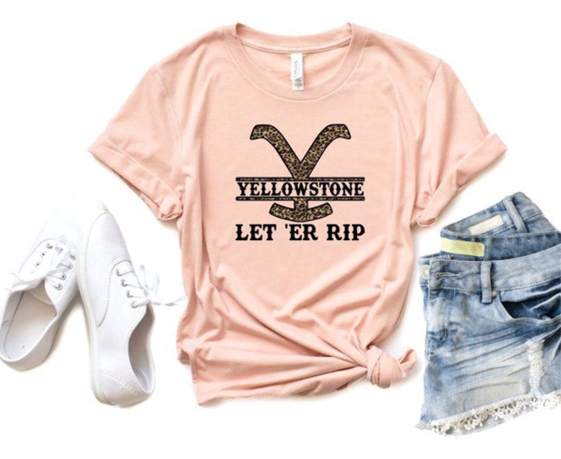 Yellowstone Let Er Rip Boutique Style Tee - Walmart.com
