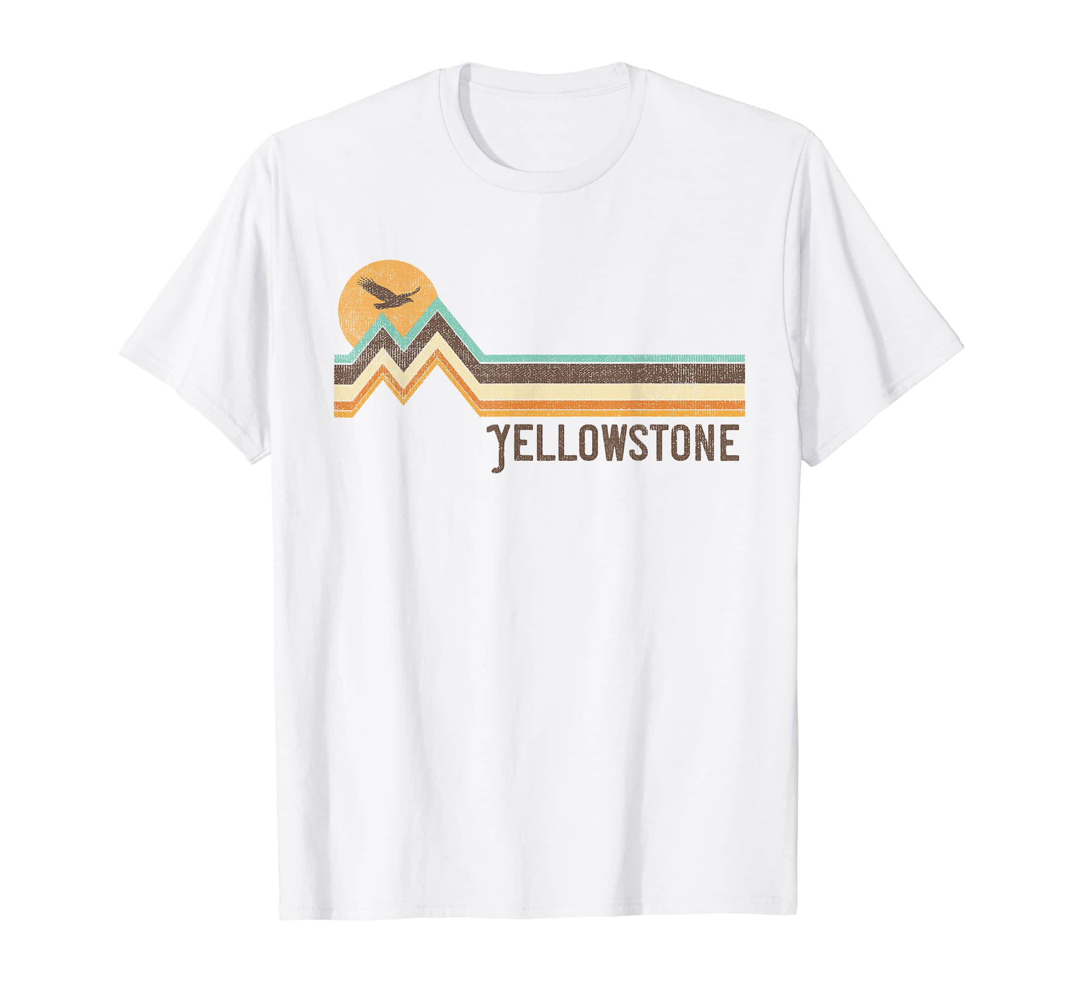 Yellowstone National Park 70s 80s Retro Vintage Distressed T-Shirt ...