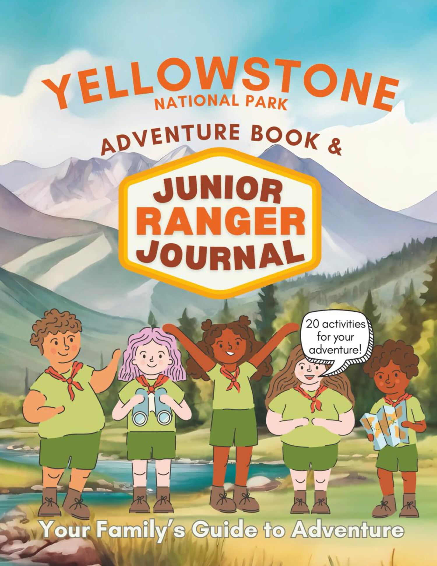 Yellowstone National Park Adventure Book and Junior Ranger Nature ...