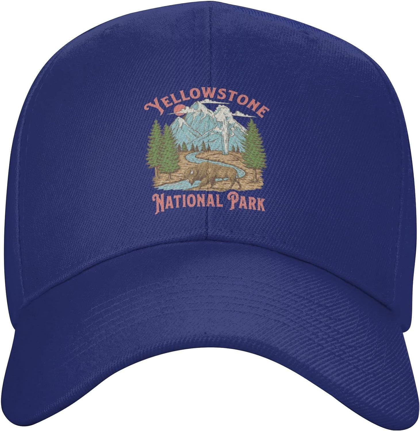 Yellowstone National Park Baseball Caps for Women 90s Vintage Washed ...