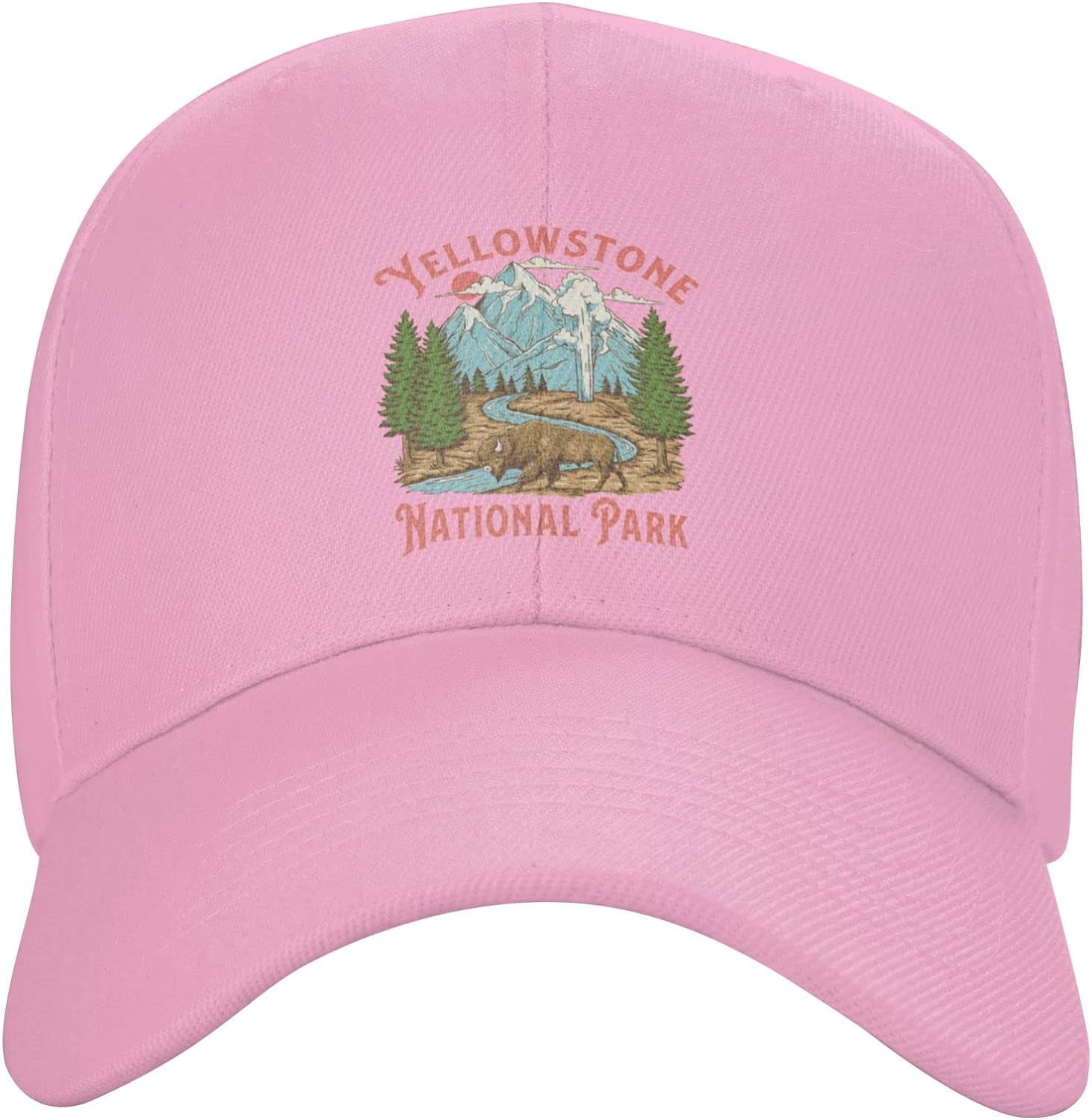 Yellowstone National Park Baseball Caps for Women 90s Vintage Washed ...