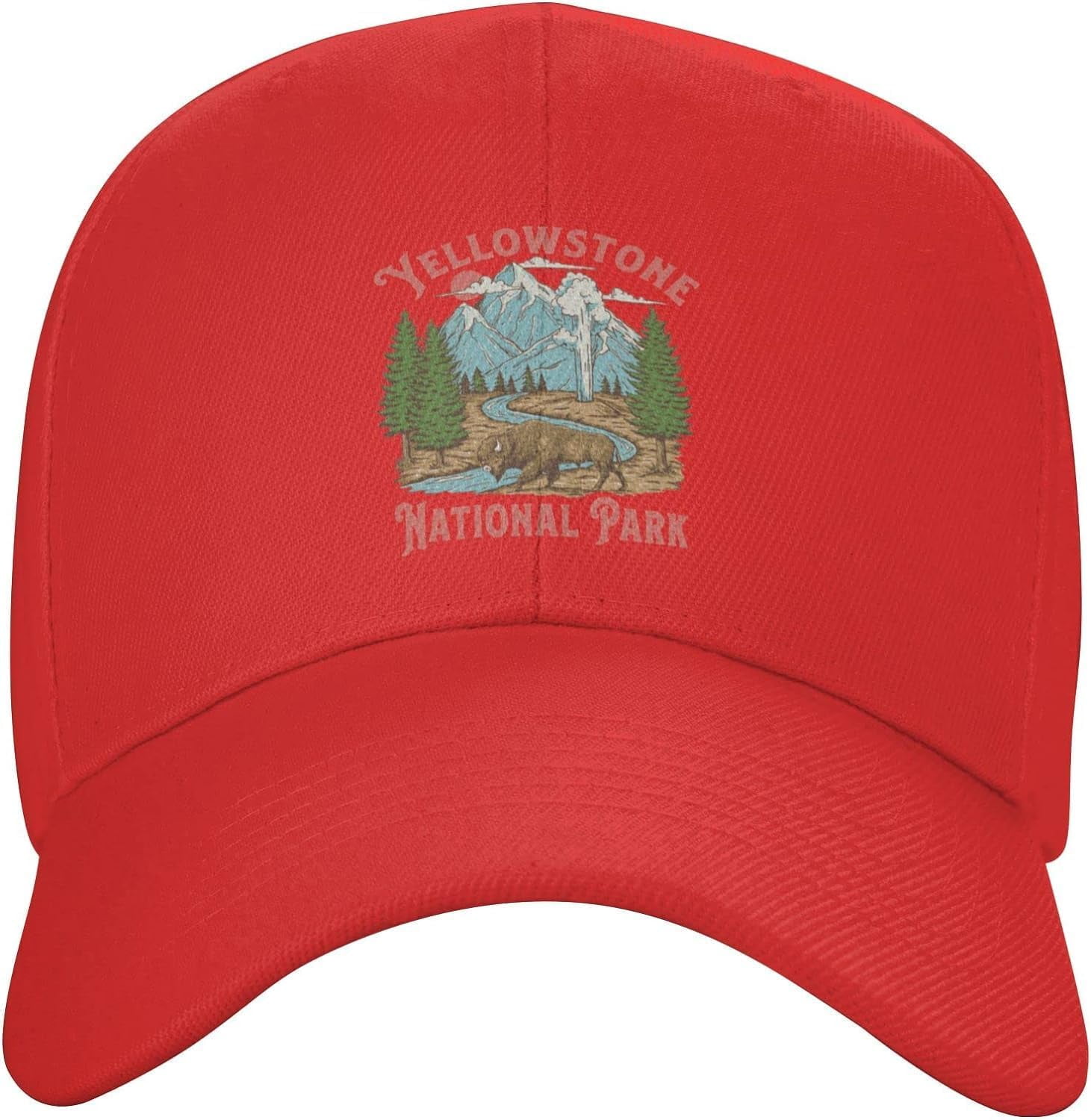 Yellowstone National Park Baseball Caps for Women 90s Vintage Washed ...