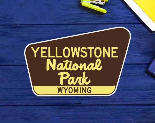 Yellowstone National Park Decal Sticker Wyoming Phone Decal Water ...