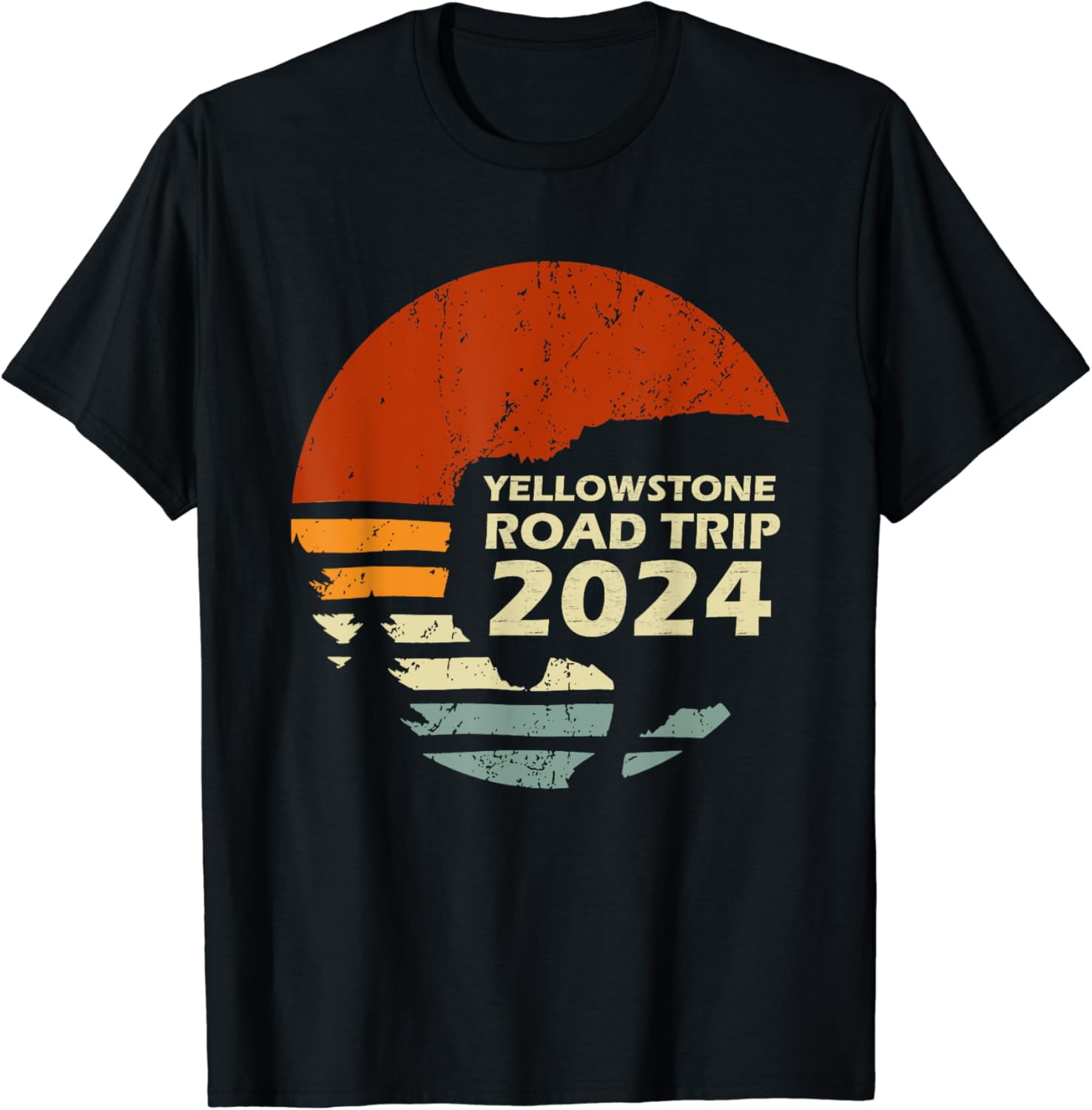 Yellowstone National Park Family Road Trip 2024 T-Shirt - Walmart.com