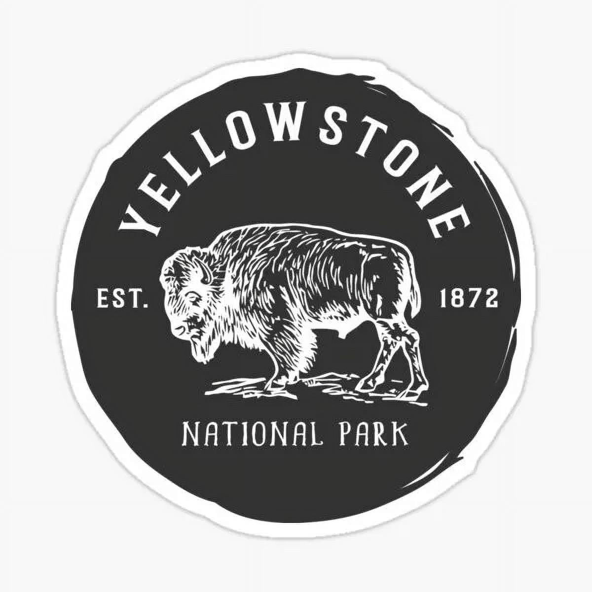 Yellowstone National Park Fun Whimsical Decal Laptop Water Bottles ...