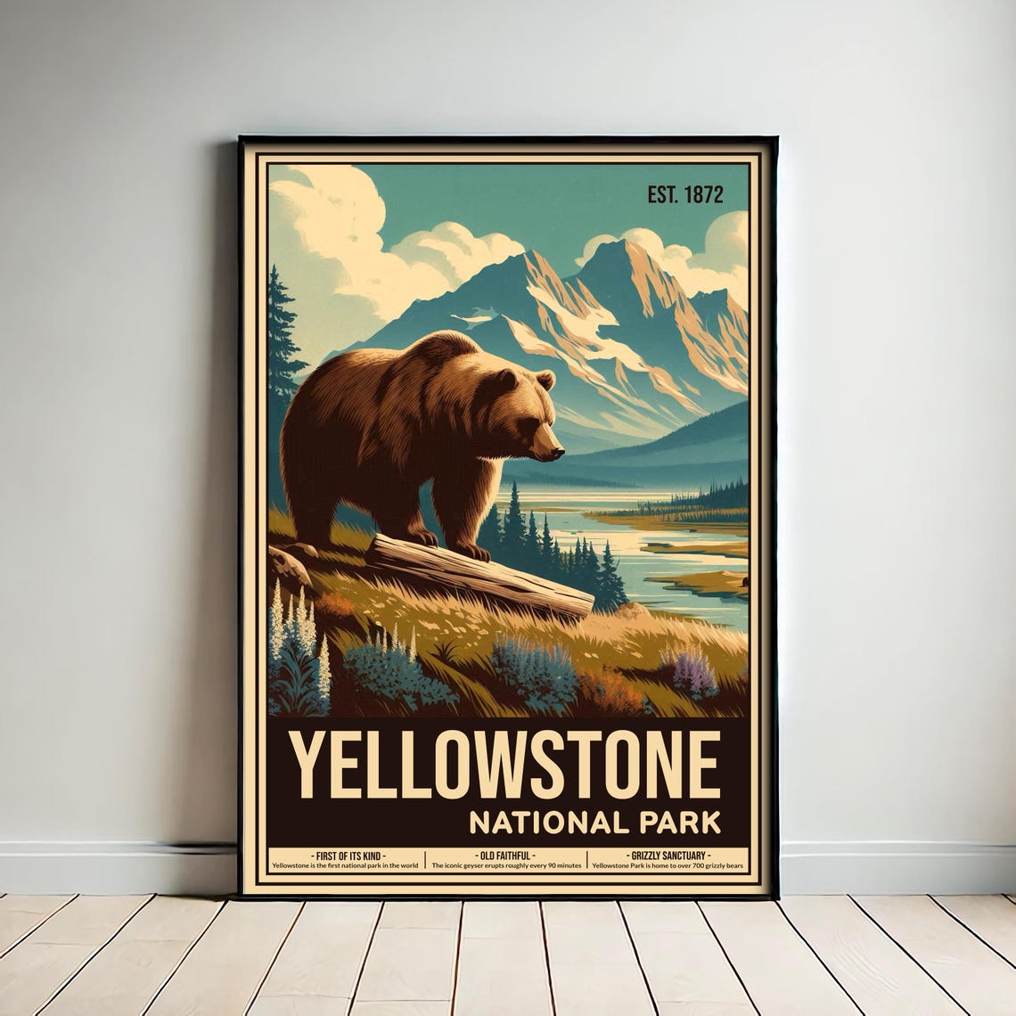 Yellowstone National Park Travel, Yellowstone Travel, Yellowstone Wall ...