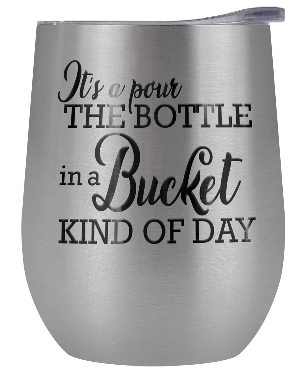 Yellowstone Official Bottle In A Bucket Kind Of Day 12 OZ Silver ...