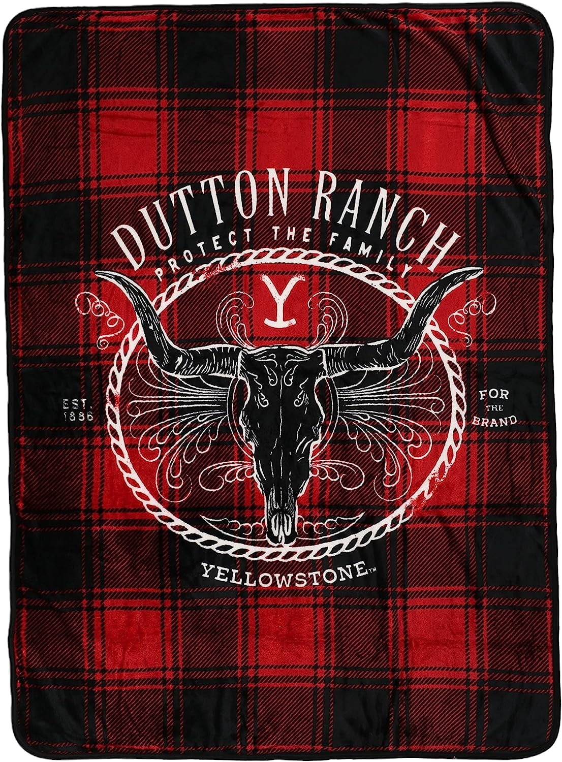 Yellowstone Protect The Family Silk Touch Throw Blanket - Walmart.com