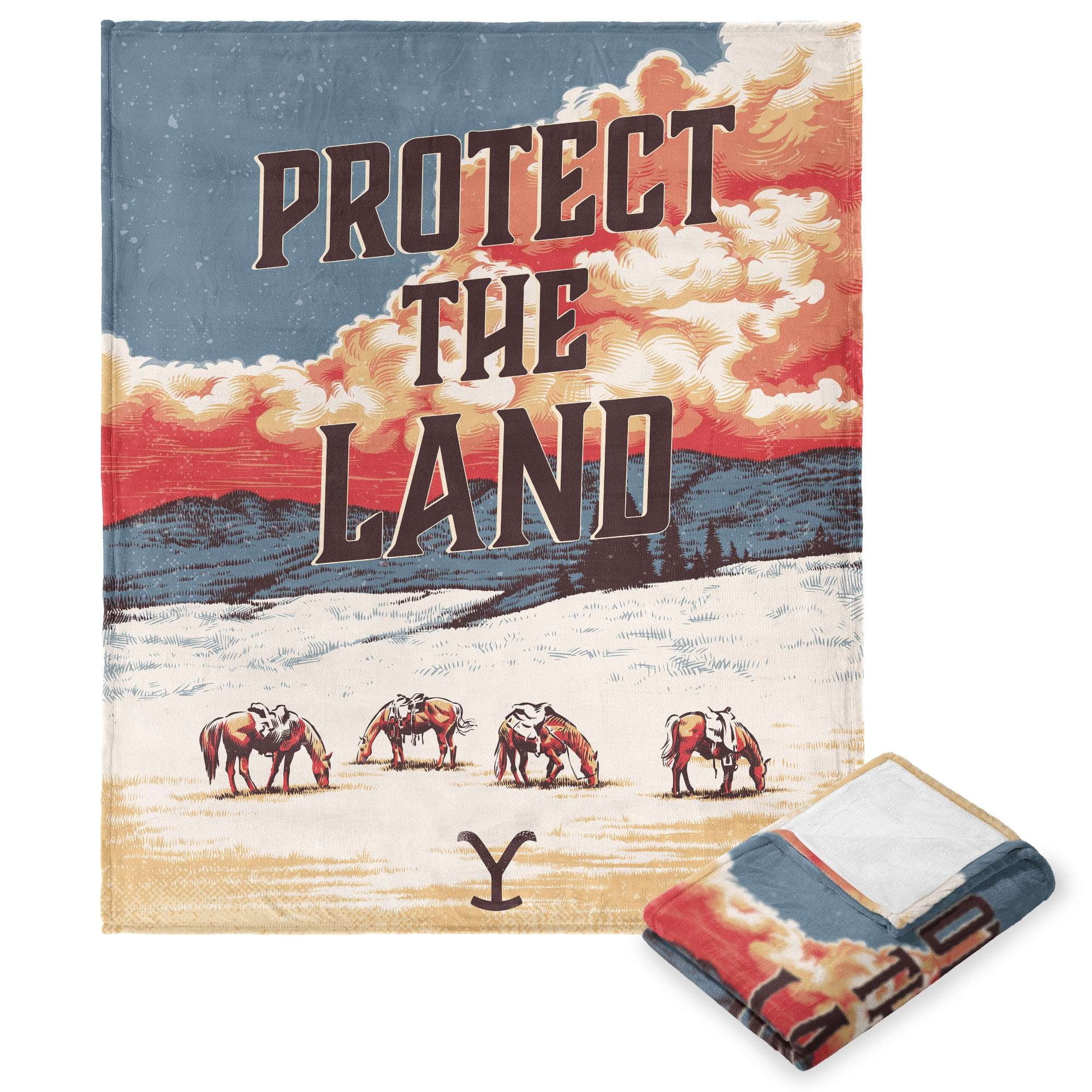 Yellowstone Protect The Land Kids Silk Touch Throw Blanket - Walmart.com