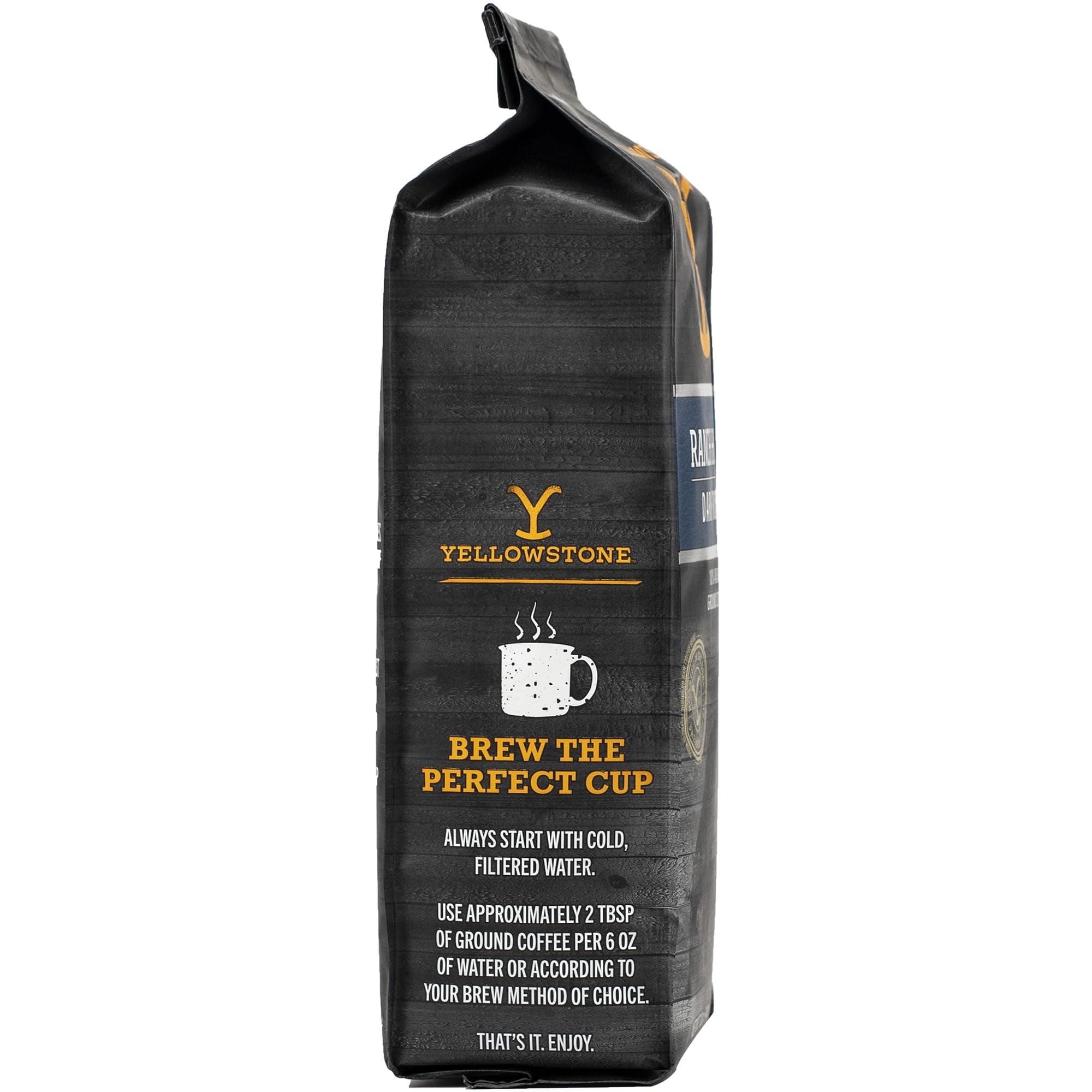 Yellowstone Ranch House SCH4 Dark Roast Coffee,100% Arabica Ground ...