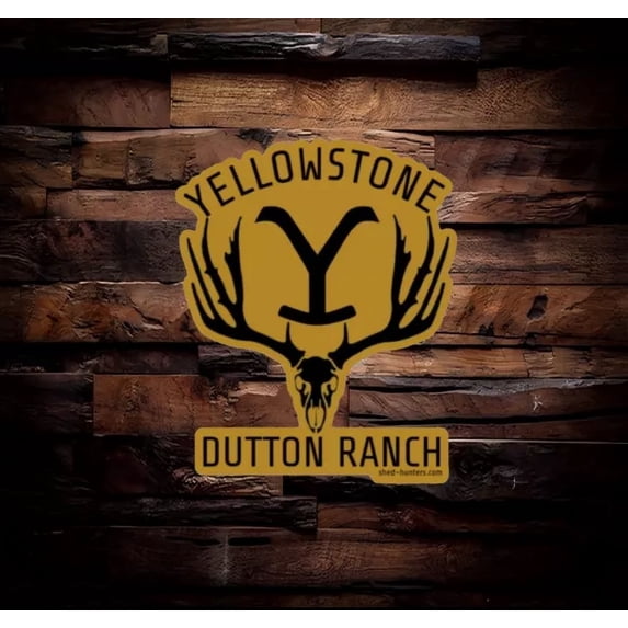 Yellowstone Ranch Sticker Phone Decal Water Bottle Stickers Car Decals ...