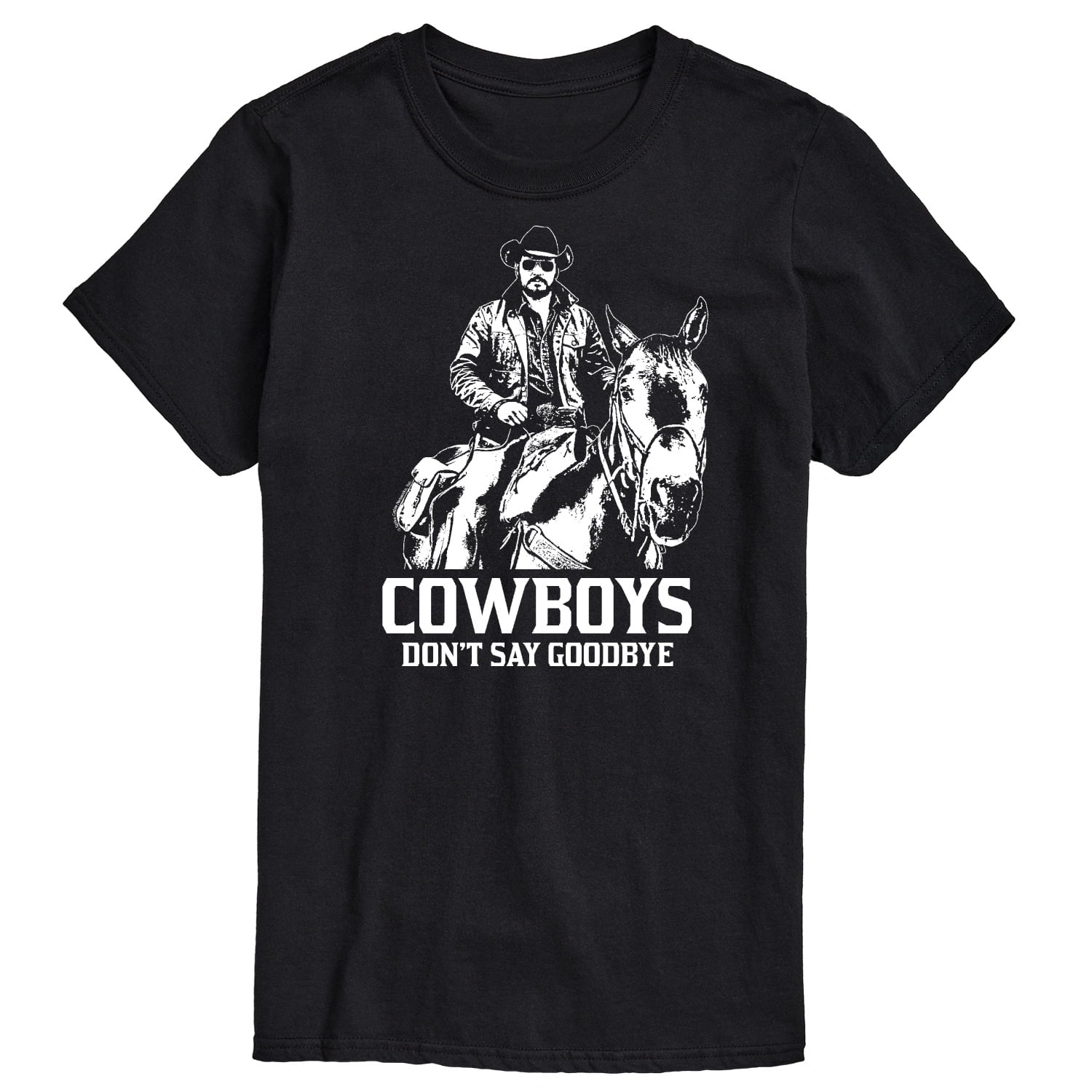 Yellowstone - Rip Cowboys Don't Say Goodbye - Men's Short Sleeve ...