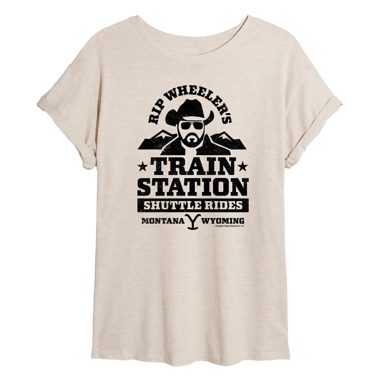 Yellowstone - Rip Wheelers Train Station - Juniors Ideal Flowy Muscle T ...