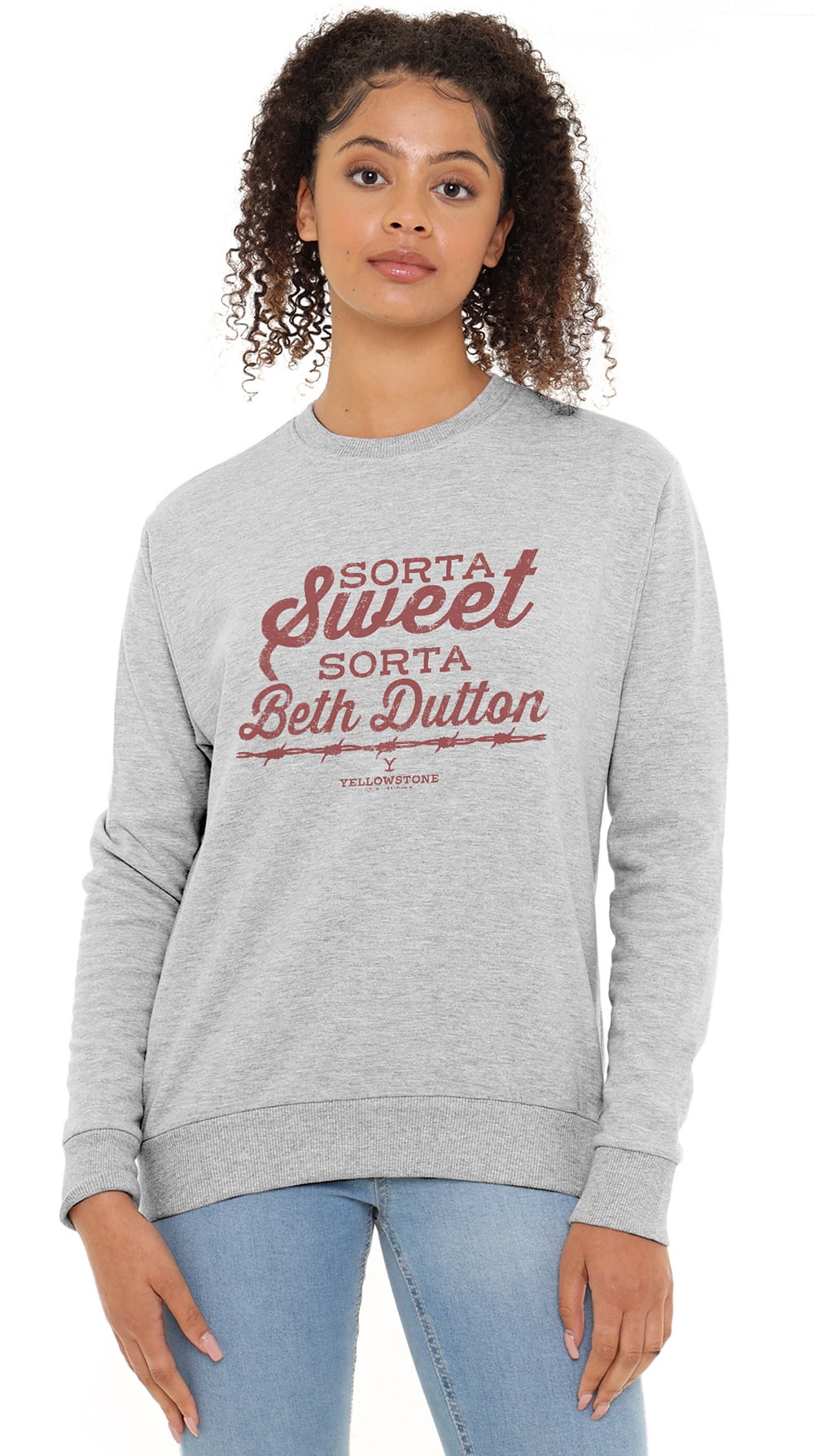 Yellowstone Sorta Sweet Sorta Beth Dutton Women's Crew Sweatshirt ...