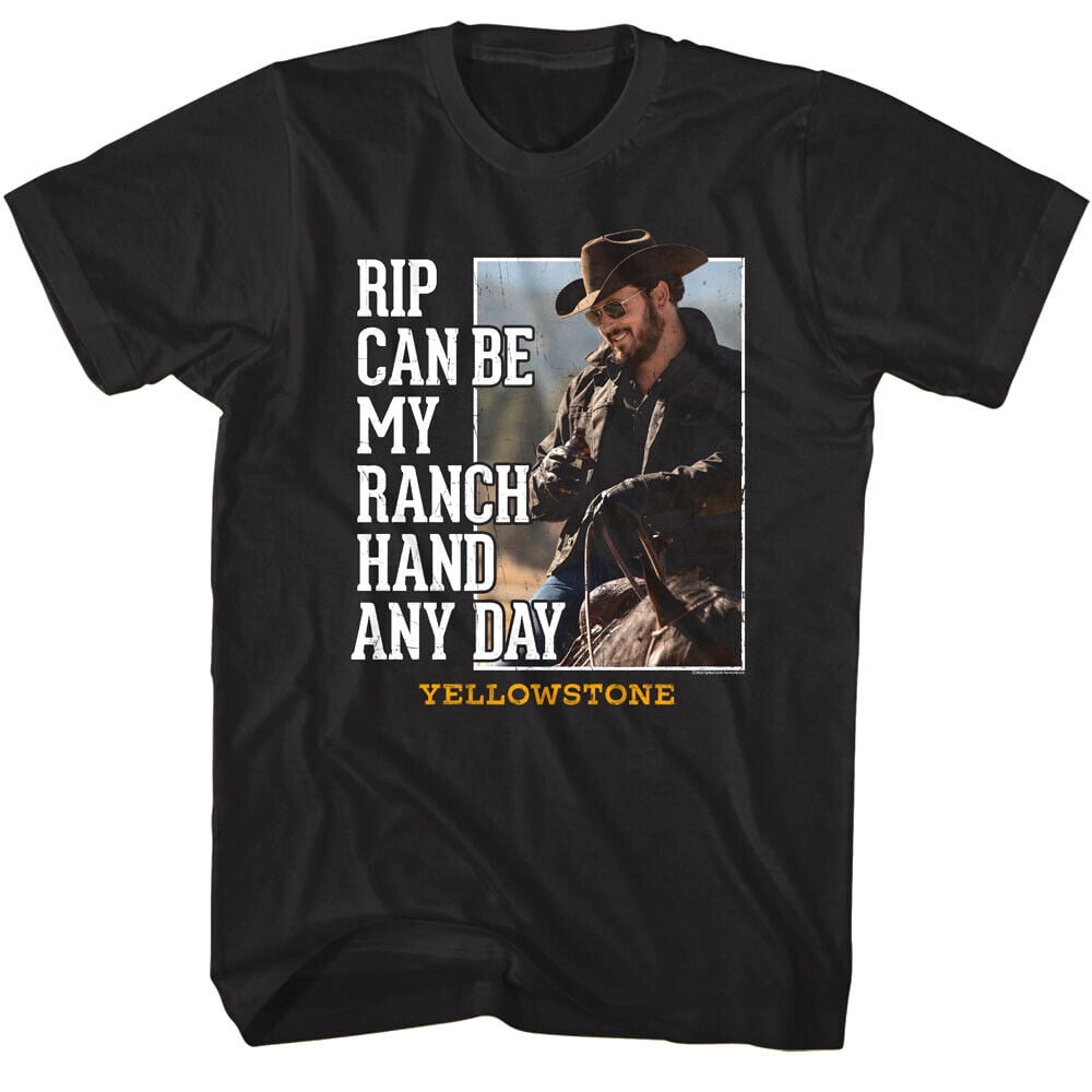 Yellowstone T-Shirt Dutton Cowboy Rip Wheeler Can Be My Ranch Hand ...