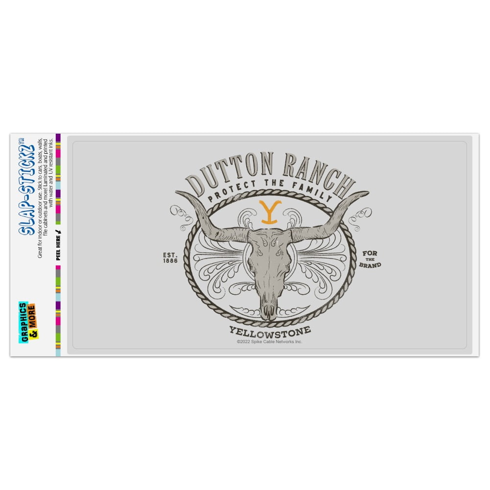 Yellowstone TV Show Badge Automotive Car Window Locker Bumper Sticker ...