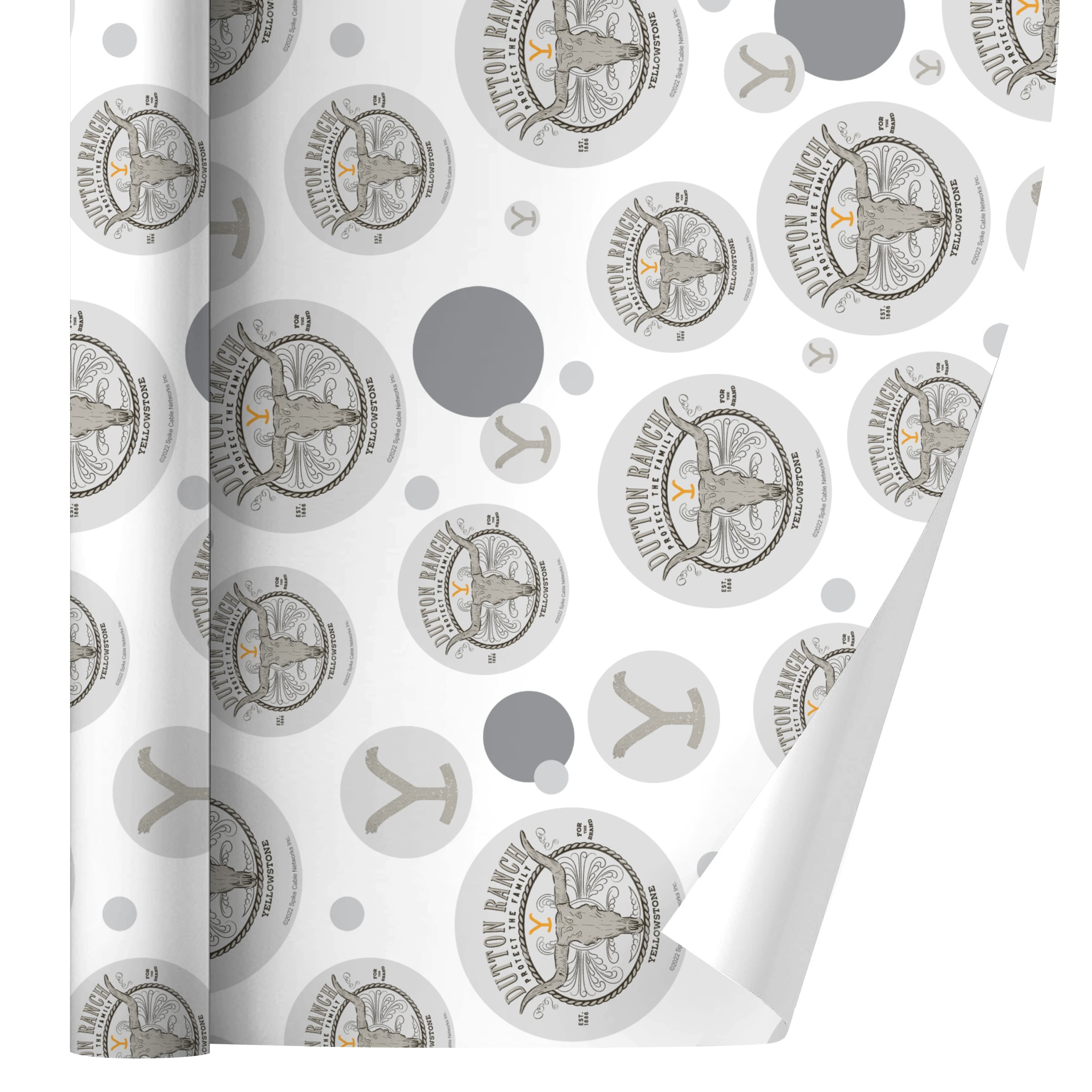 Yellowstone TV Show Badge Gift Wrap Wrapping Paper Roll - Walmart.com