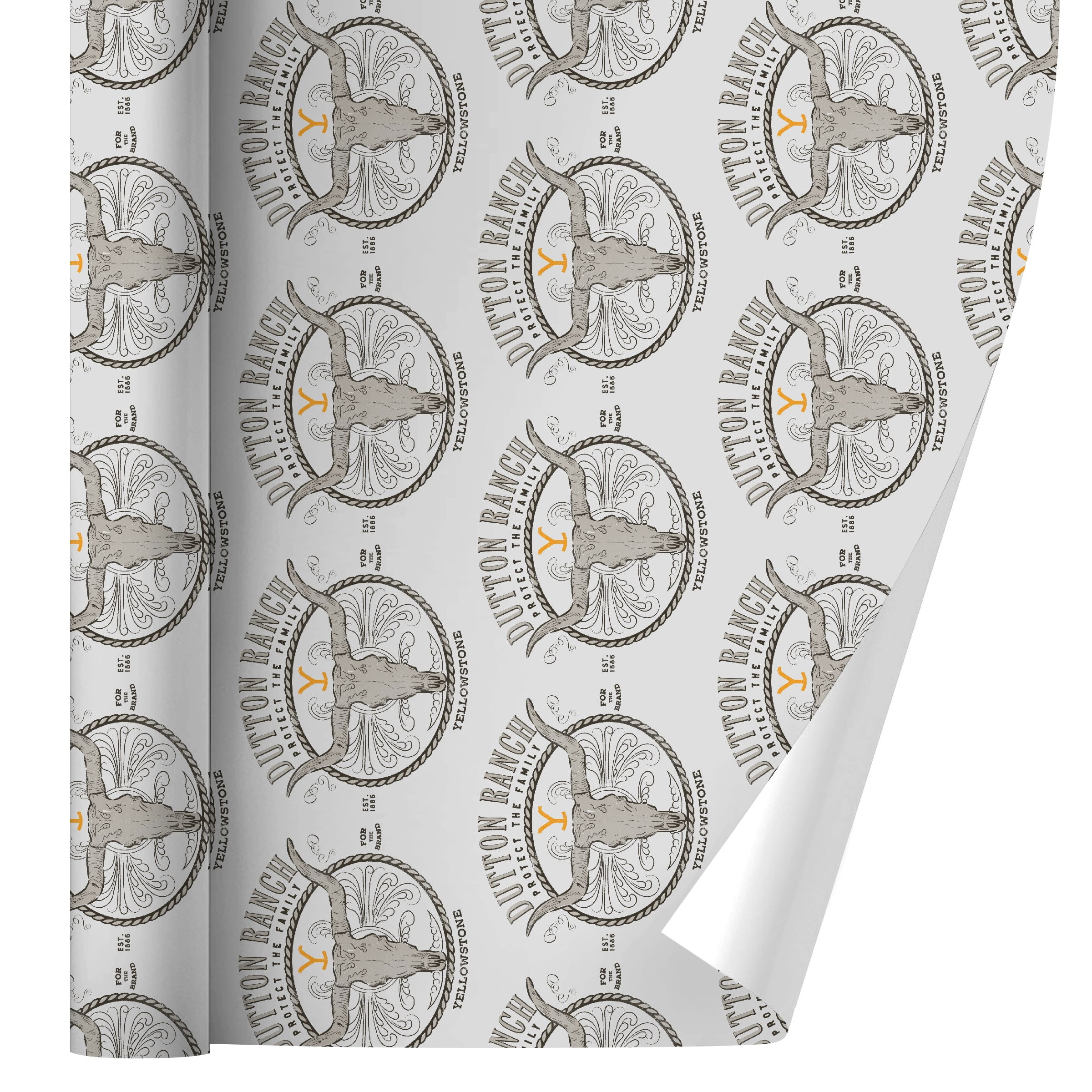 Yellowstone TV Show Badge Gift Wrap Wrapping Paper Rolls - Walmart.com
