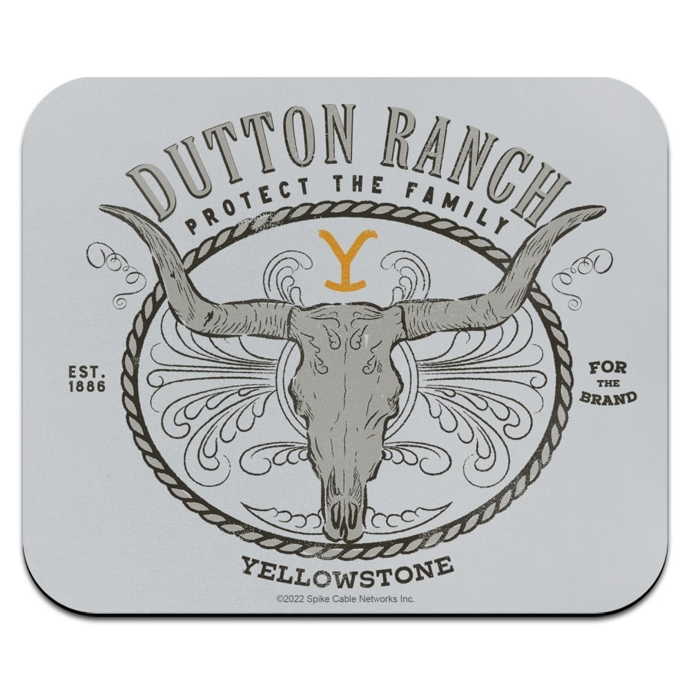 Yellowstone TV Show Badge Low Profile Thin Mouse Pad Mousepad - Walmart ...