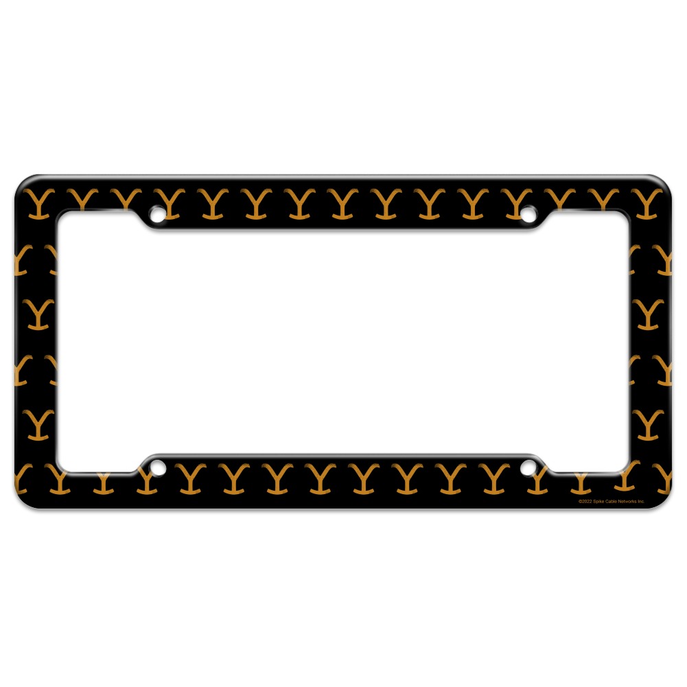 Yellowstone TV Show Brand License Plate Tag Frame - Walmart.com