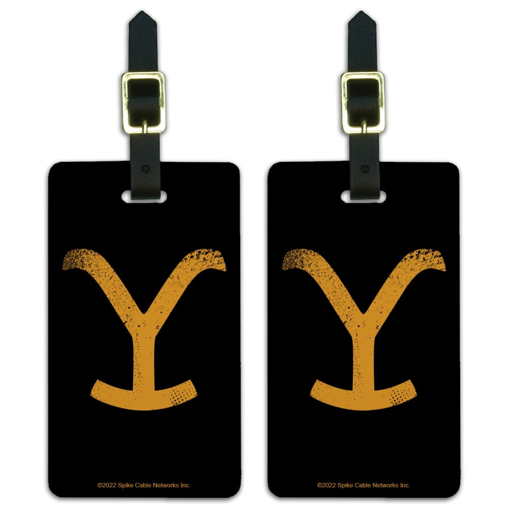 Yellowstone TV Show Brand Luggage ID Tags Suitcase Carry-On Cards - Set ...