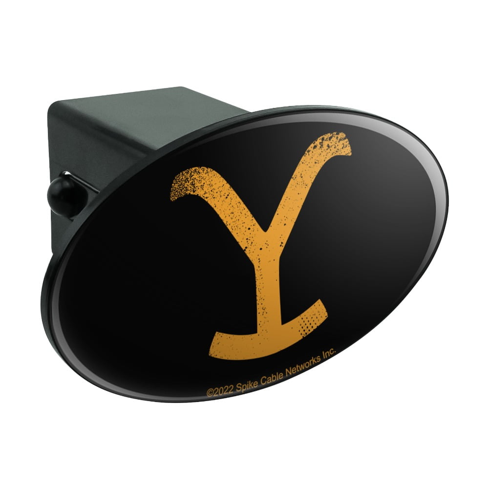 Yellowstone TV Show Brand Oval Tow Trailer Hitch Cover Plug Insert - Walmart.com