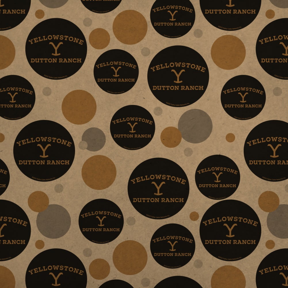Yellowstone TV Show Dutton Ranch Premium Kraft Gift Wrap Wrapping Paper ...