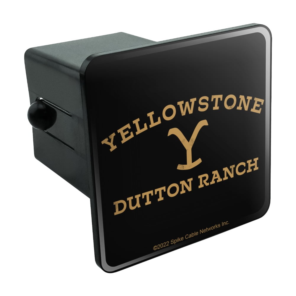 Yellowstone TV Show Dutton Ranch Tow Trailer Hitch Cover Plug Insert - Walmart.com