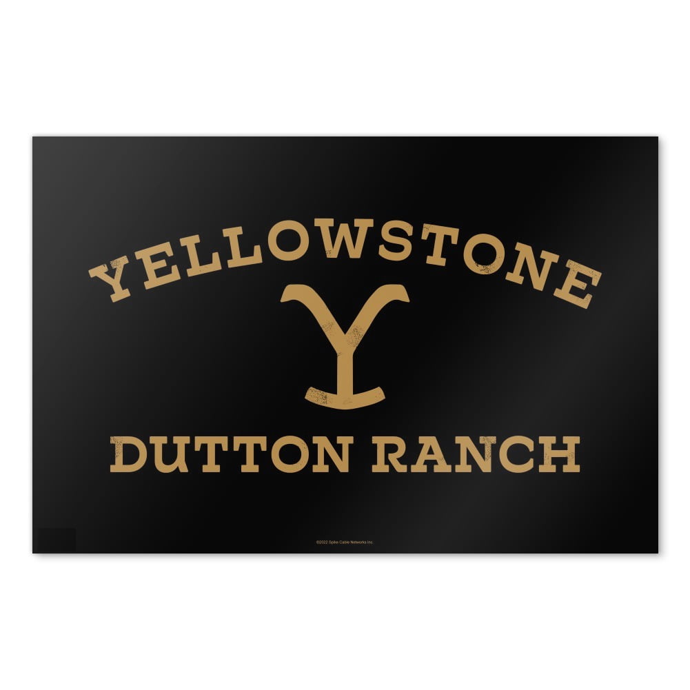 Yellowstone TV Show Dutton Ranch Wall Art Picture Paper Poster Décor ...