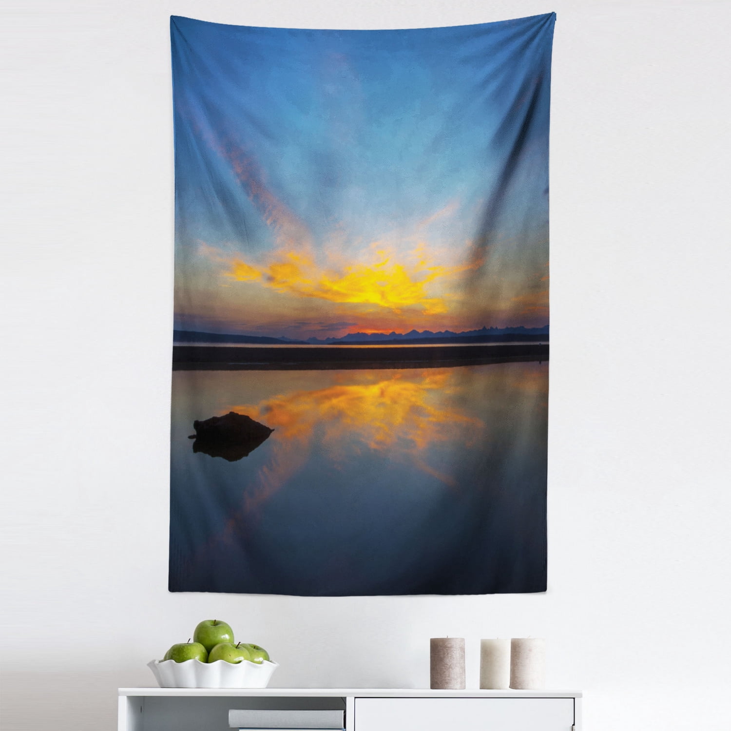 Yellowstone Tapestry, Yellowstone National Park Sunrise on Lakeside ...