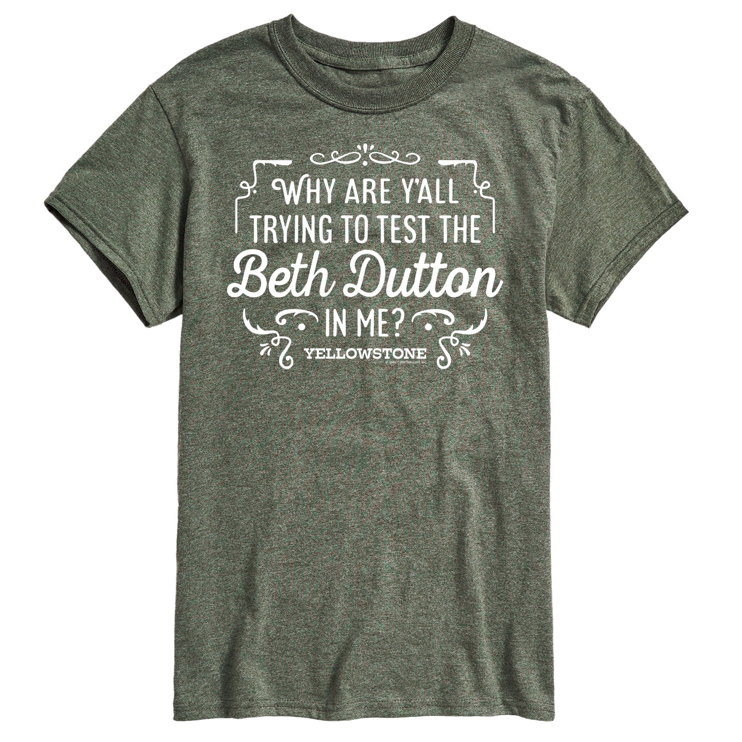 Yellowstone - Trying To Test The Beth Dutton - Men's Short Sleeve ...
