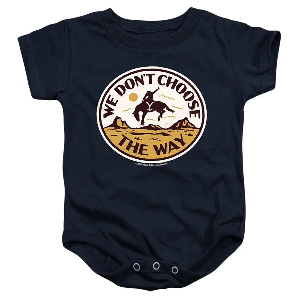 Yellowstone We Don'T Choose The Way Bucking Bronco Unisex Infant Snap ...