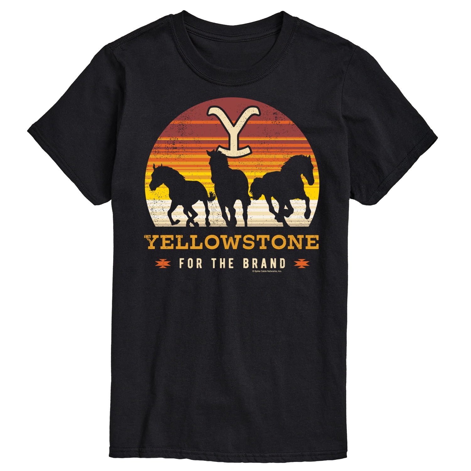 Yellowstone - Wild Horses - Men's Short Sleeve Graphic T-Shirt ...
