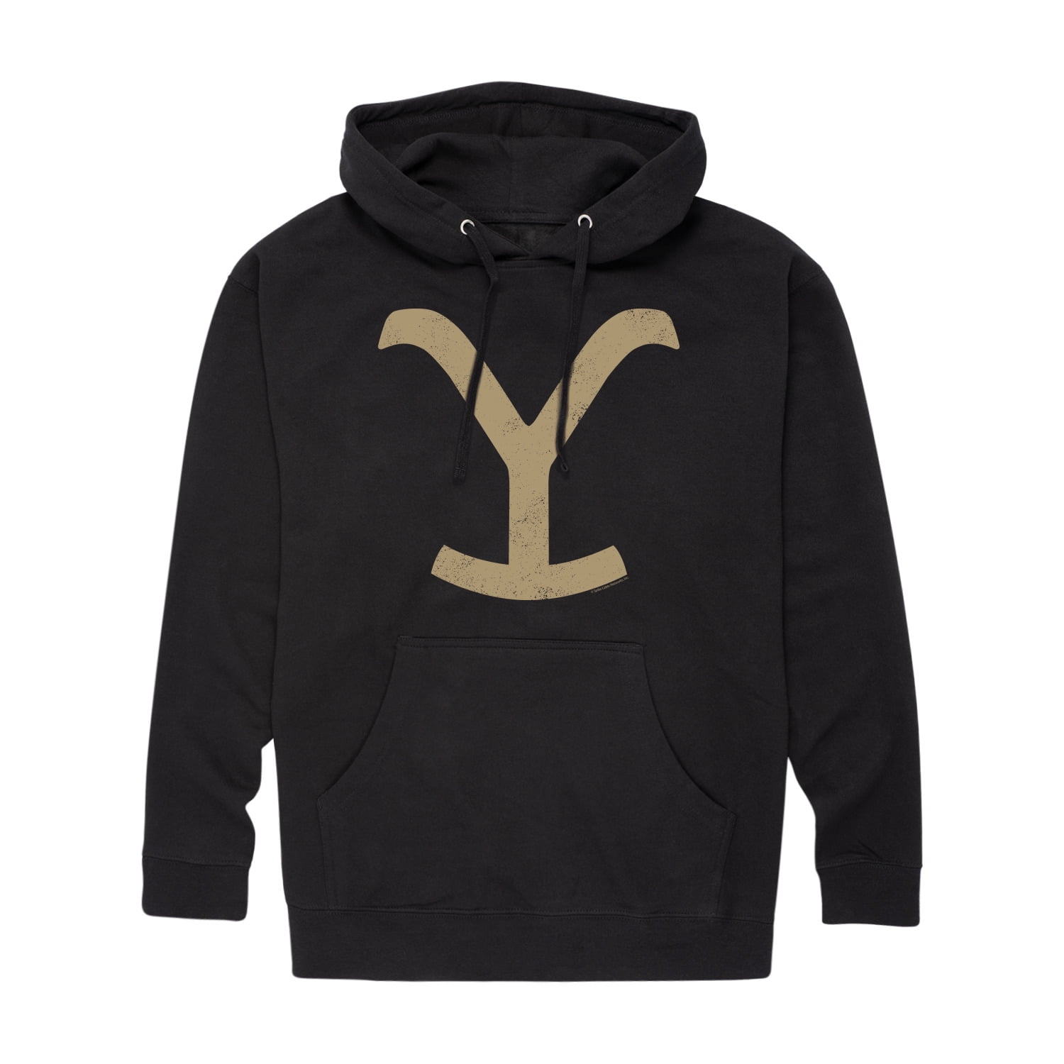 Yellowstone - Y Brand - Mens Fleece Pullover Hoodie - Walmart.com