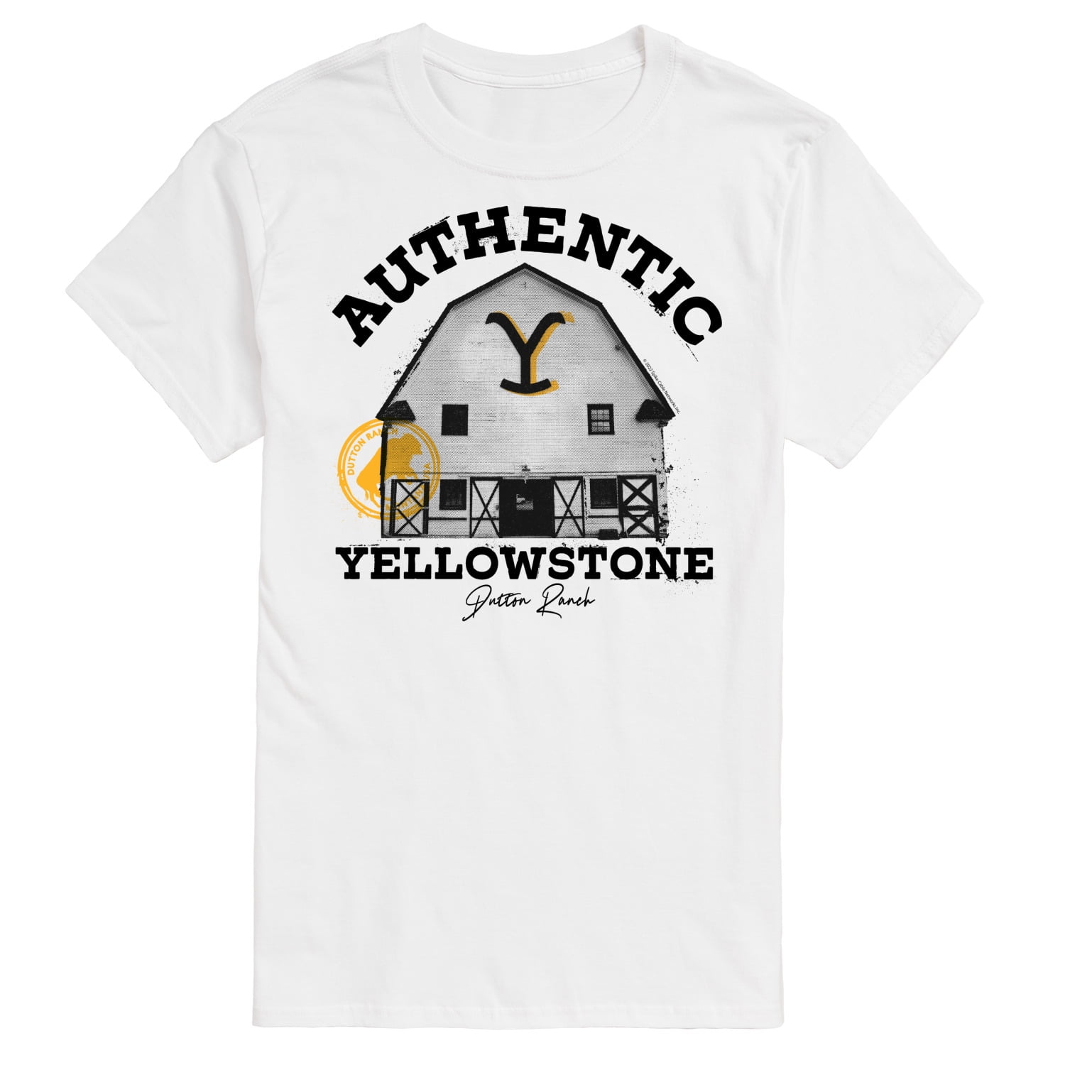 Yellowstone - Yellowstone Barn Dutton Ranch - Men's Short Sleeve ...