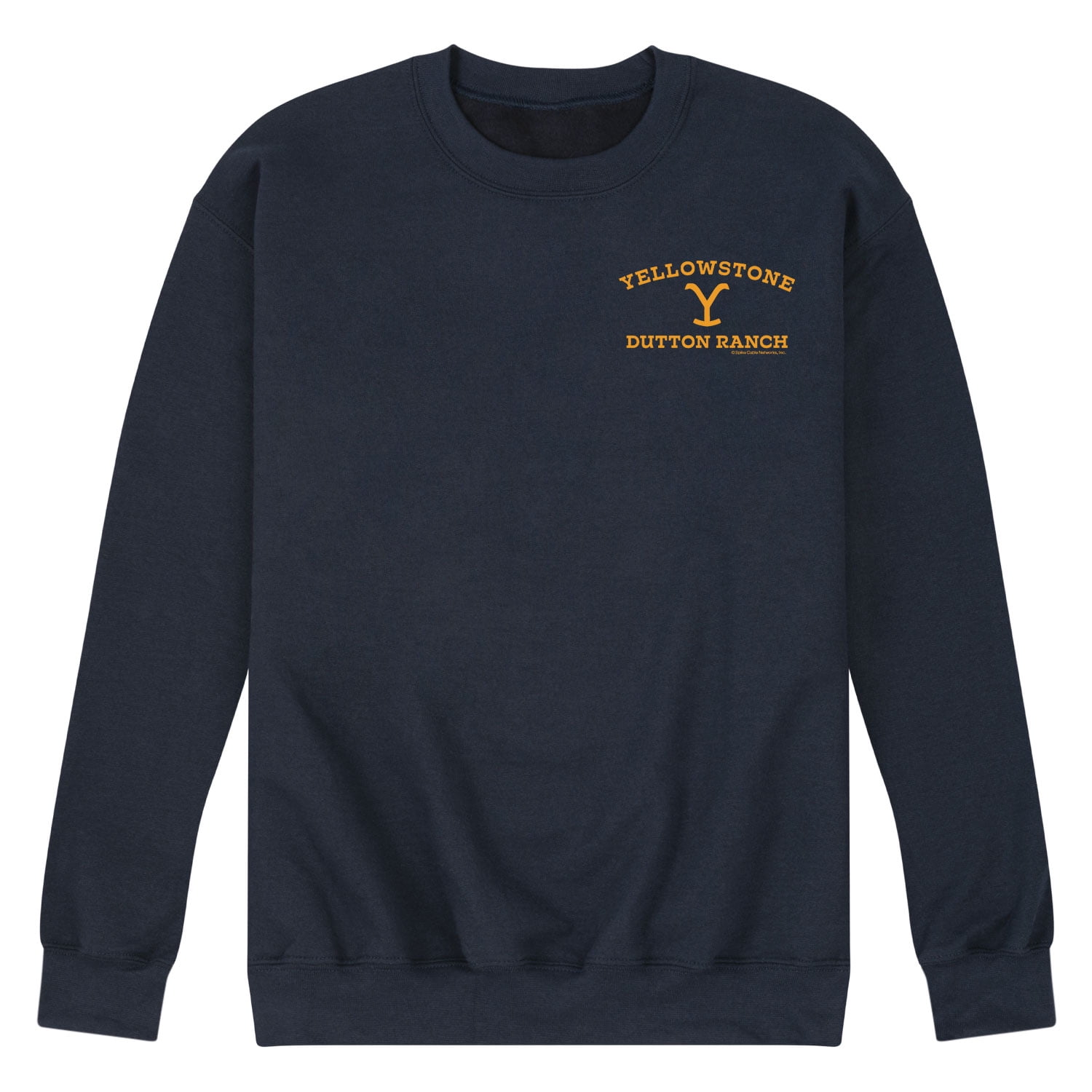 Yellowstone - Yellowstone Y Dutton Ranch Logo - Men's Crew Neck Fleece ...