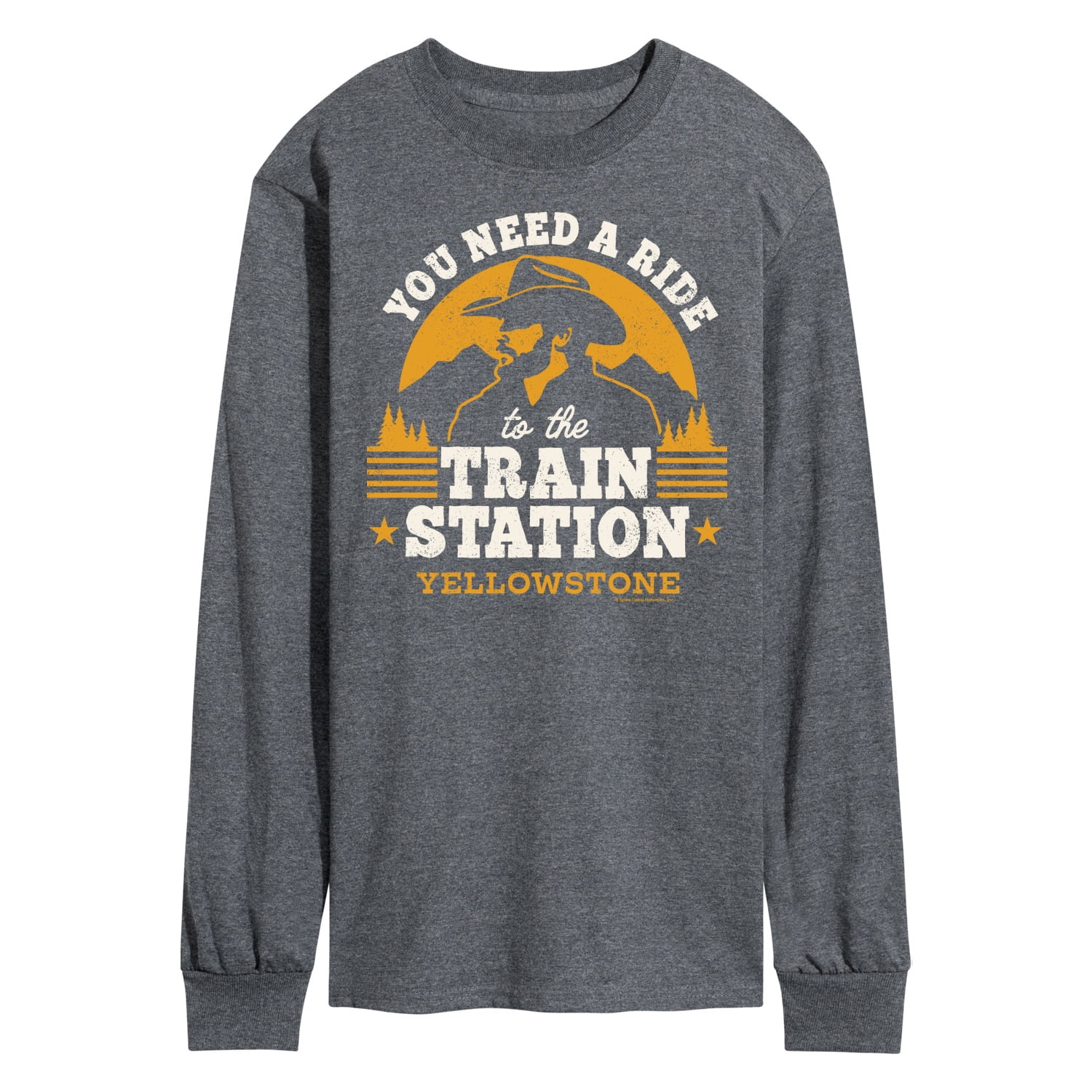 Yellowstone - You Need A Ride To The Train Station - Men's Long Sleeve ...